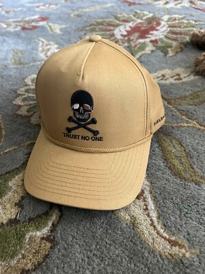 Field Grade Hat Trust No One Snapback Rope Hat Cap Skull Crossbones Camel | eBay