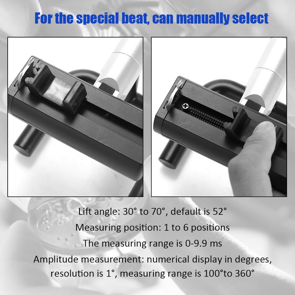 Weishi No.1900 Multifunction Watch Timegrapher Timing Machine Tester ...