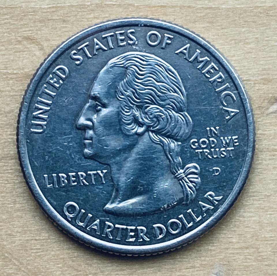 2004-D Wisconsin High Leaf Error Quarter Dollar Coin- Great Condition ...