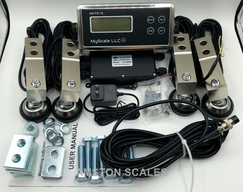 10,000 LB SCALE KIT LOAD CELL FLOOR TRUCK CATTLE LIVESTOCK CHUTE TANK ...