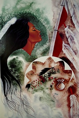 TRACI RABBIT SEEKER OF KNOWLEDGE NATIVE AMERICAN ART PRINT SIGNED | eBay