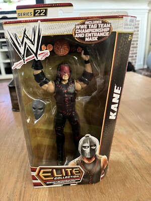 WWE Mattel Elite Series 22 KANE 2013 WWF RAW Smackdown Big Red Sealed ...
