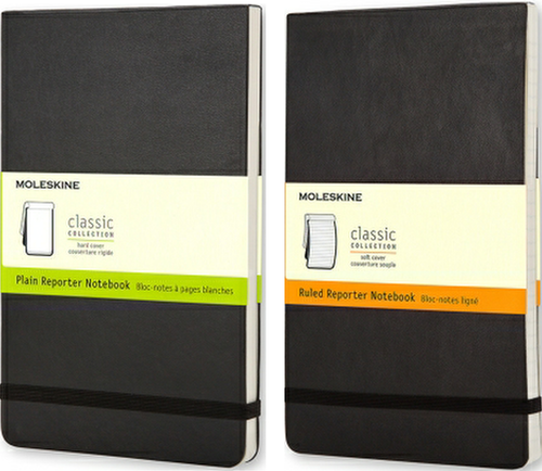 Moleskine Reporter Notebook Pocket A6 (14cm x 9cm) Hard or Soft Cover ...
