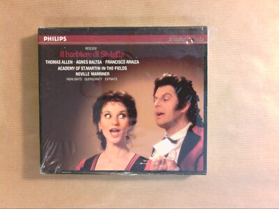 CD + Booklet / The Barber Of Seville / Excerpts / Thomas Allen, Agnes ...