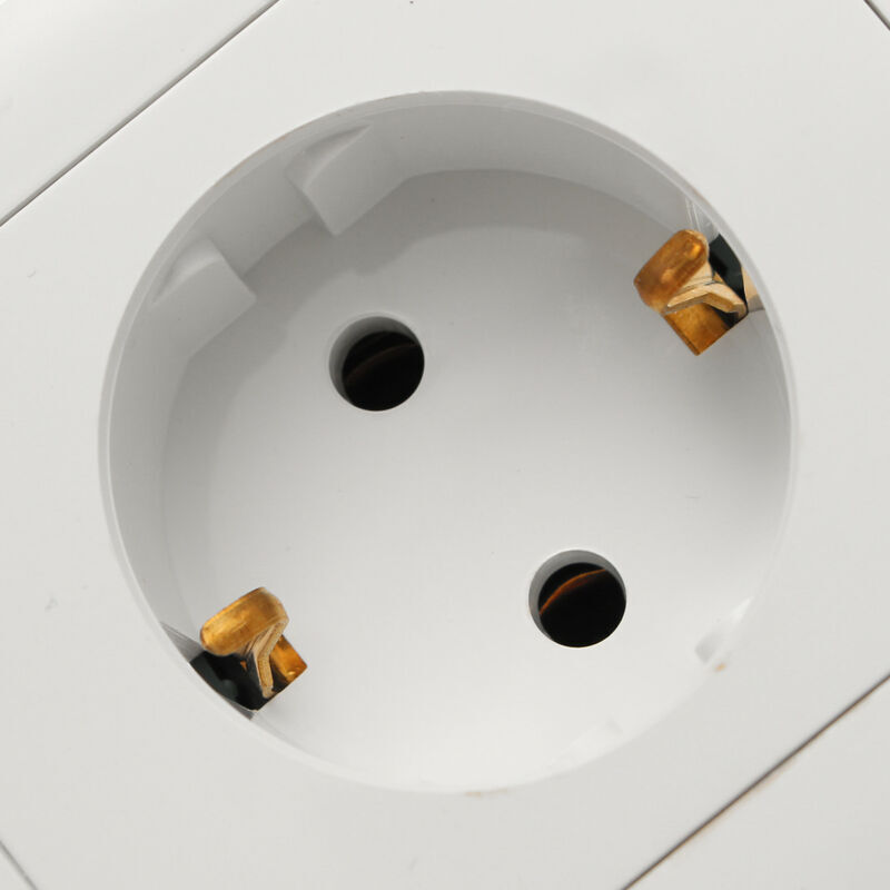 European EU German Standard 250V 16A 1 Gang Power Outlet Single Plug ...