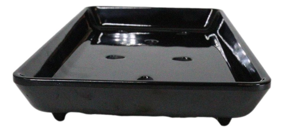 Pack Of 12 Black Neta Zara Sushi Case Sashimi Plates With Drip Holes 8. ...