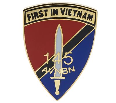 145th Combat Aviation Battalion First in Vietnam Hat or Lapel Pin ...
