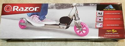 Razor A Pink Kick Scooter Kid Lightweight Foldable Aluminum Frame ...