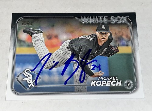 Michael Kopech SIGNED 2024 Topps Series One Card #109 Auto Dodgers ...