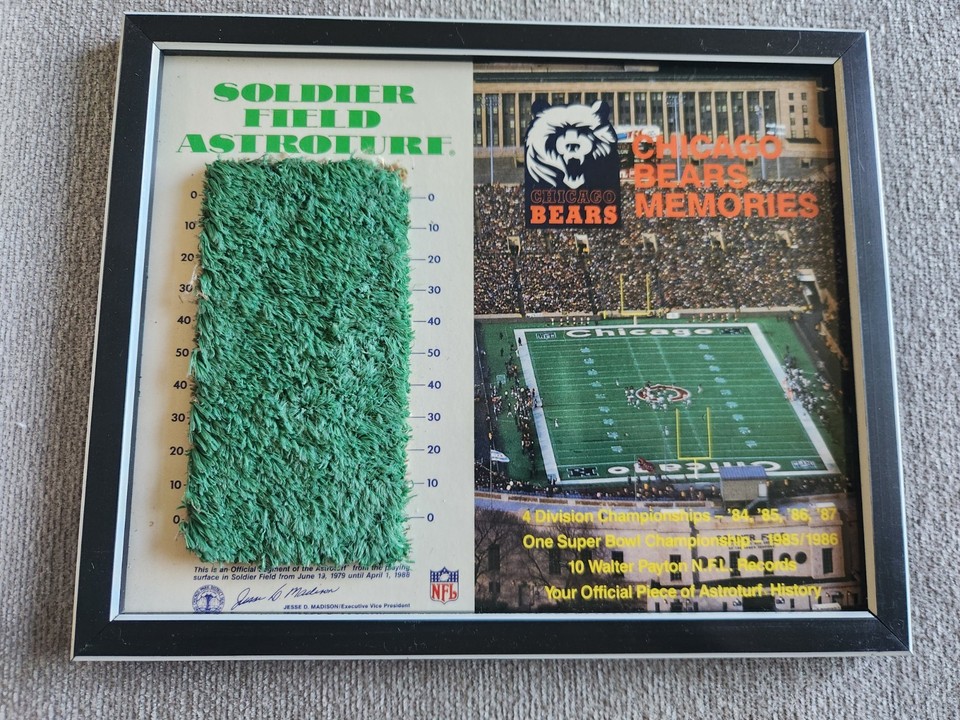 Original Soldier Field Astroturf / Officially Licensed Product/Chicago ...