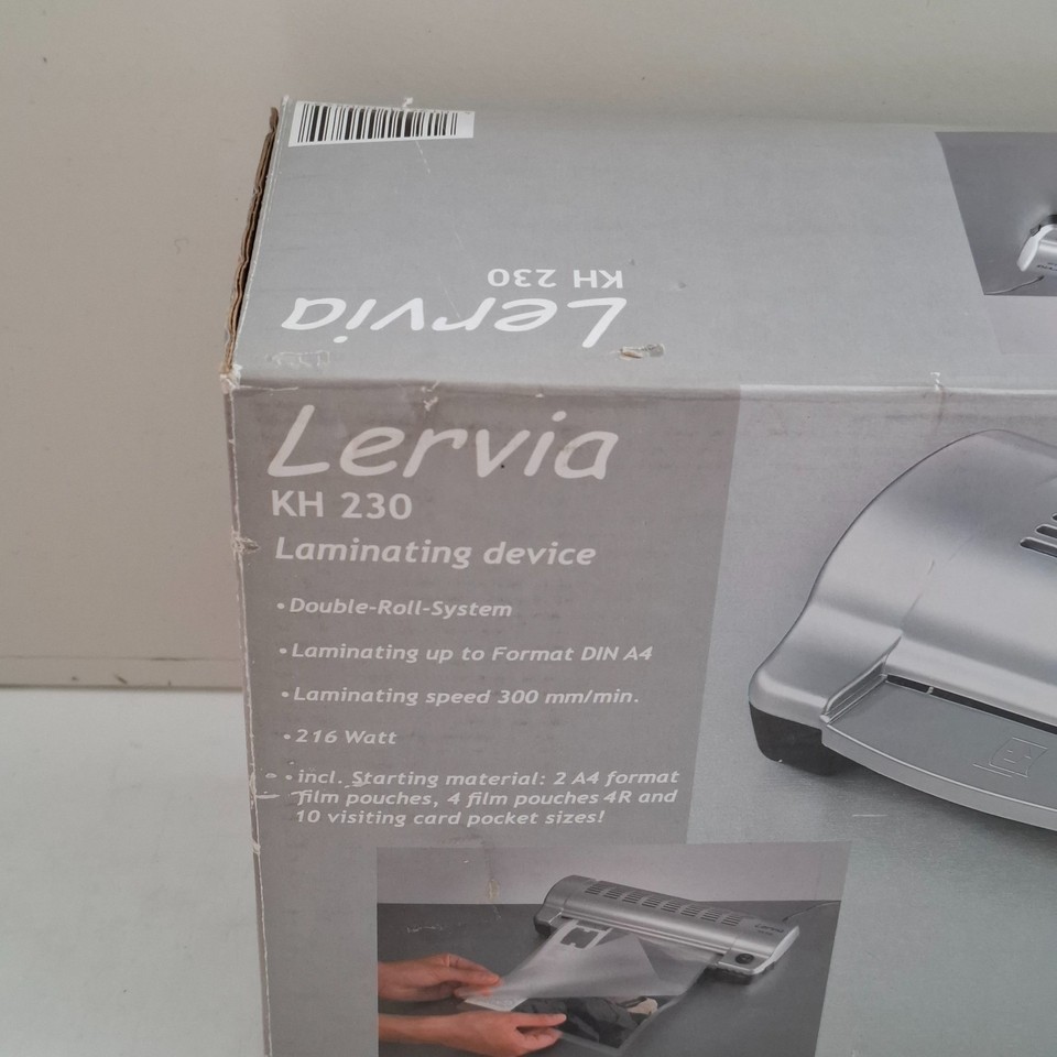 Lervia KH230 A4 Laminator - New in Box | eBay UK