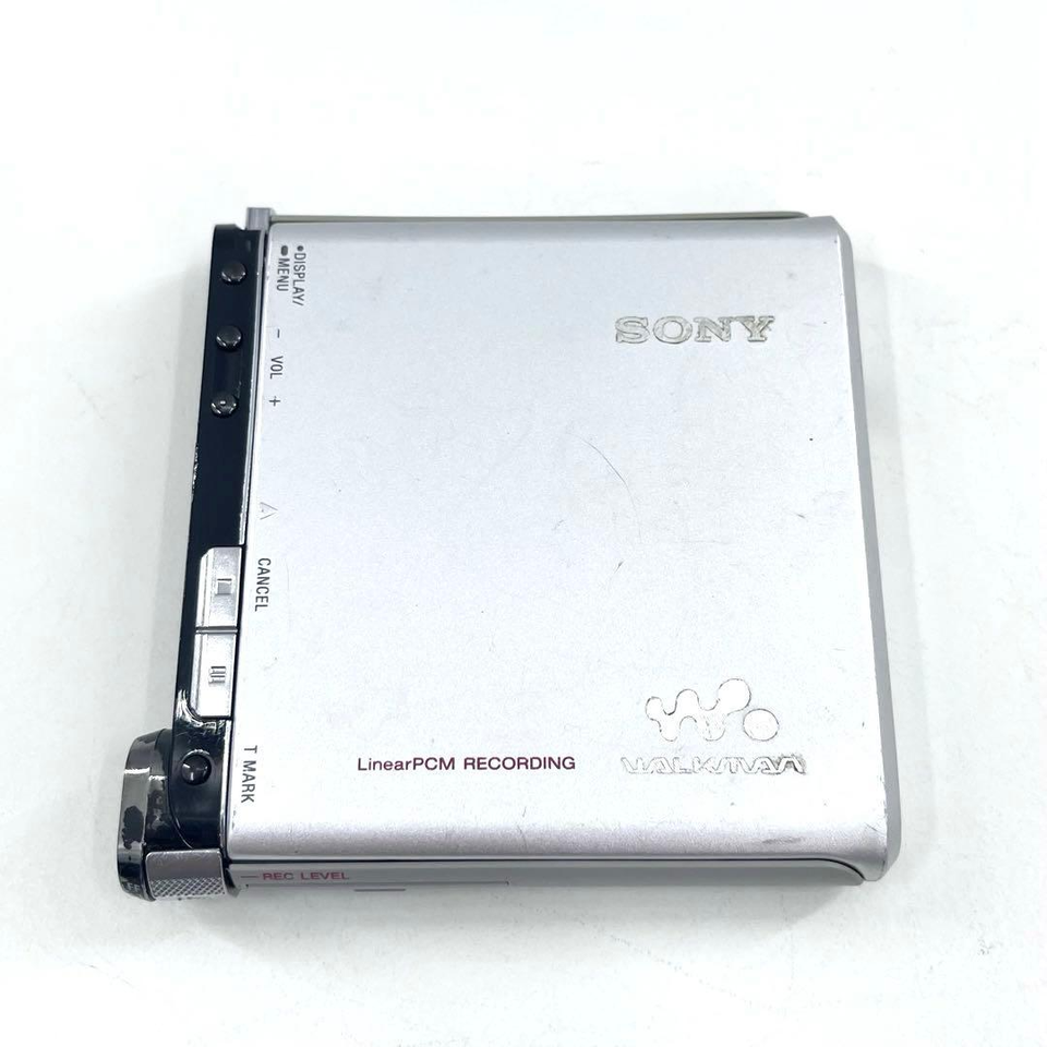 SONY MZ-RH1 Walkman Hi-MD Player MiniDisc Recorder Silver Working Used ...