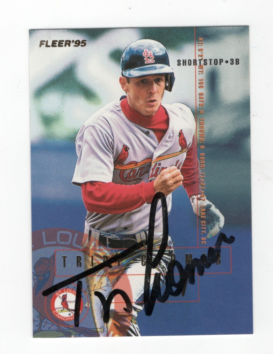 Tripp Cromer St Louis Cardinals 1995 Fleer #U-156 Signed Card | eBay