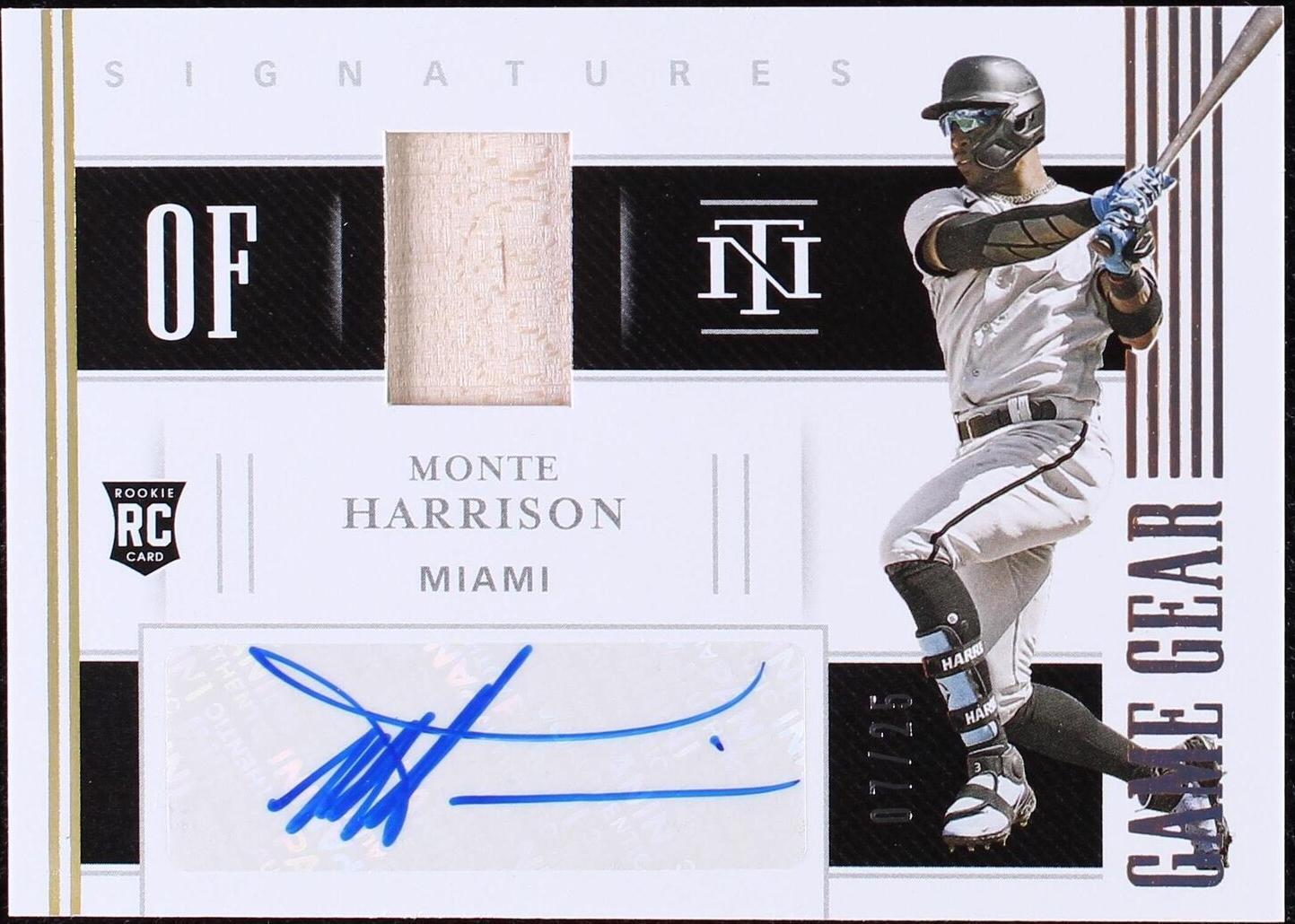 2021 Panini National Treasures - Game Gear Materials Signatures Monte ...