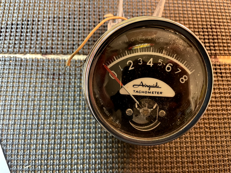 Airguide Boat Tachometer Gauge B-88064, 8000RPM, | eBay