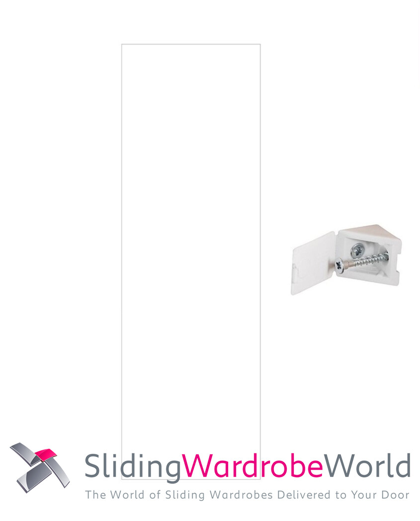 End Panel 2800 x 620 x 18mm Sliding Wardrobe (Various Colours) & Fixing ...
