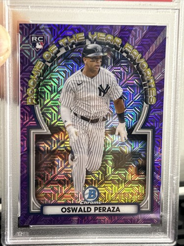 2023 Bowman - Rookie of the Year Favorites Oswald Peraza #ROYF-13 ...
