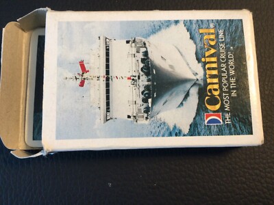 Carnival Cruise Line playing cards | eBay