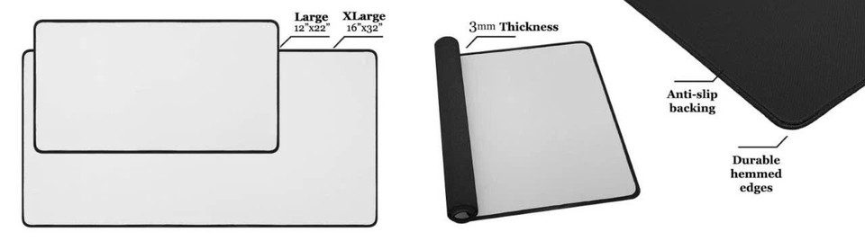 Anime Berserk Guts X Griffith Desk Mat, Mouse Pad, Anime Fan, Gamers ...