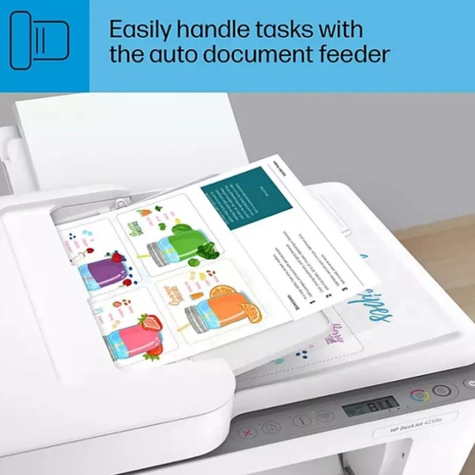 HP DeskJet 4258e All-in-One Printer 4800dpi White 60K45A-1H3 | eBay