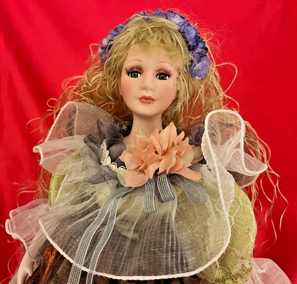 CATHAY COLLECTION Fairy Doll, 1 of 5000 Blonde Hair, Blue Glass Eyes ...