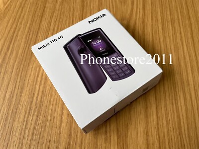 Nokia 110 4G Midnight Blue Dual Sim Unlocked Button Phone 2023 1.8 ...