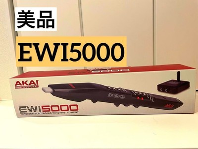 Akai Pro EWI 5000 Wireless Electronic Wind Synthesizer Black Tested ...
