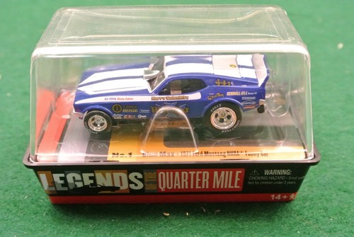 AUTO WORLD Slot Car BLUE MAX 1971 Mustang NHRA Funny Car - Legends NEW ...