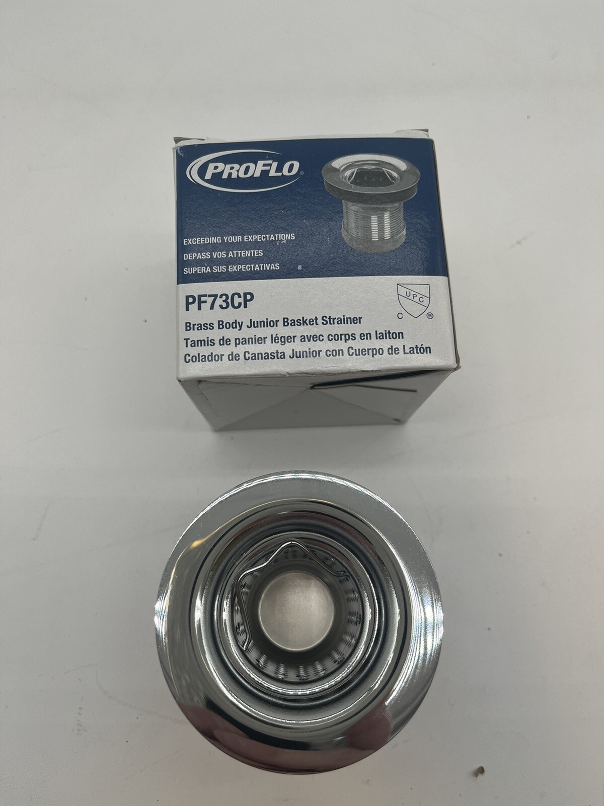 PROFLO PF73 Junior 2-1/2 Inch Basket Strainer - Chrome *READ* | eBay