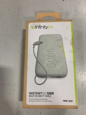 Infinity Lab Instant Go 5000 MAH Wireless Power Bank | eBay