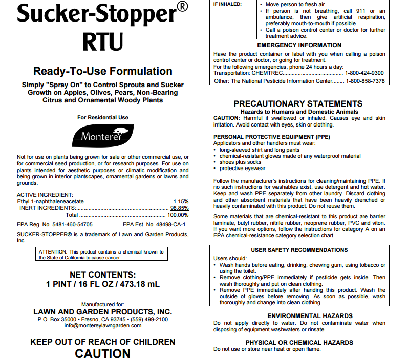 Monterey LG4300 16 oz Sucker Killer Stopper Ready To Use Spray - Pack ...