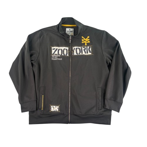 Vintage Y2K Zoo York Mens Jacket XXL 2XL Brown Unbreakable Embroidered ...