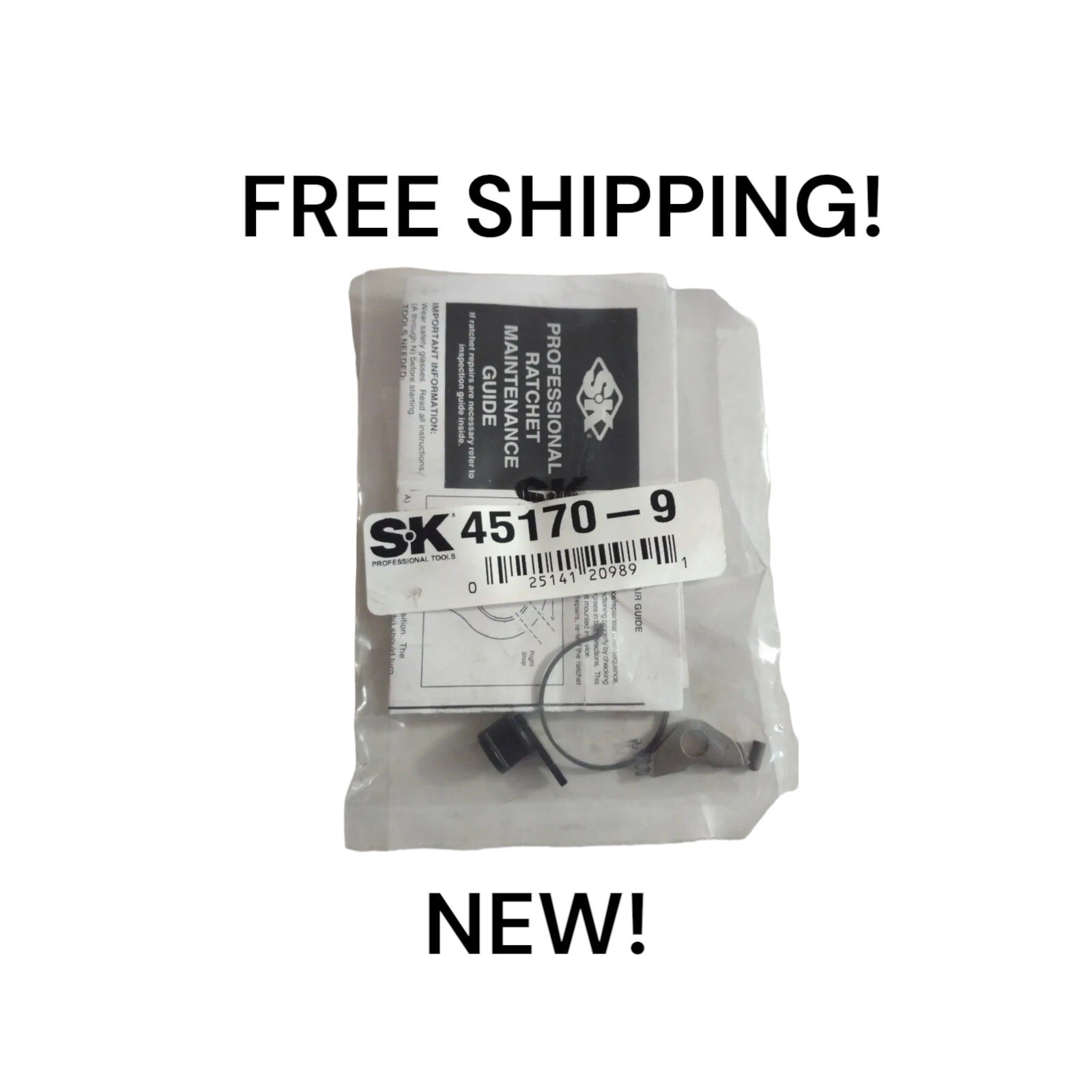 SK Ratchet 45170 Basic Repair Kit 3/8 Drive Factory Parts SHIPN 48 for ...