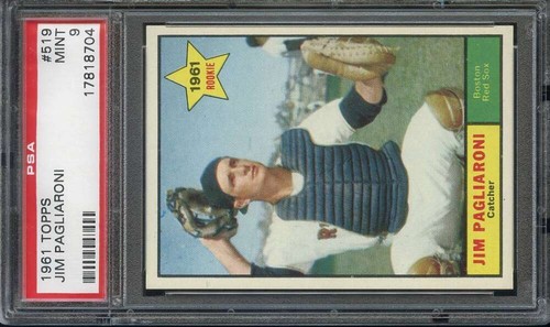 1961 TOPPS #519 JIM PAGLIARONI PSA 9 (RC) RED SOX *B61518 | eBay