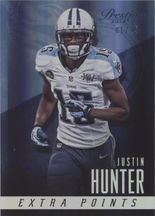 2014 Panini Prestige - Justin Hunter #73 Extra Points Holo Silver /25 ...