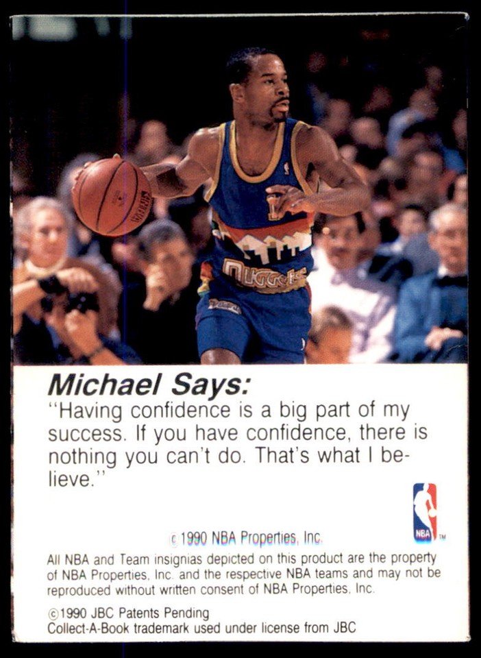 1990-91 Hoops CollectABooks #25 Michael Adams | eBay
