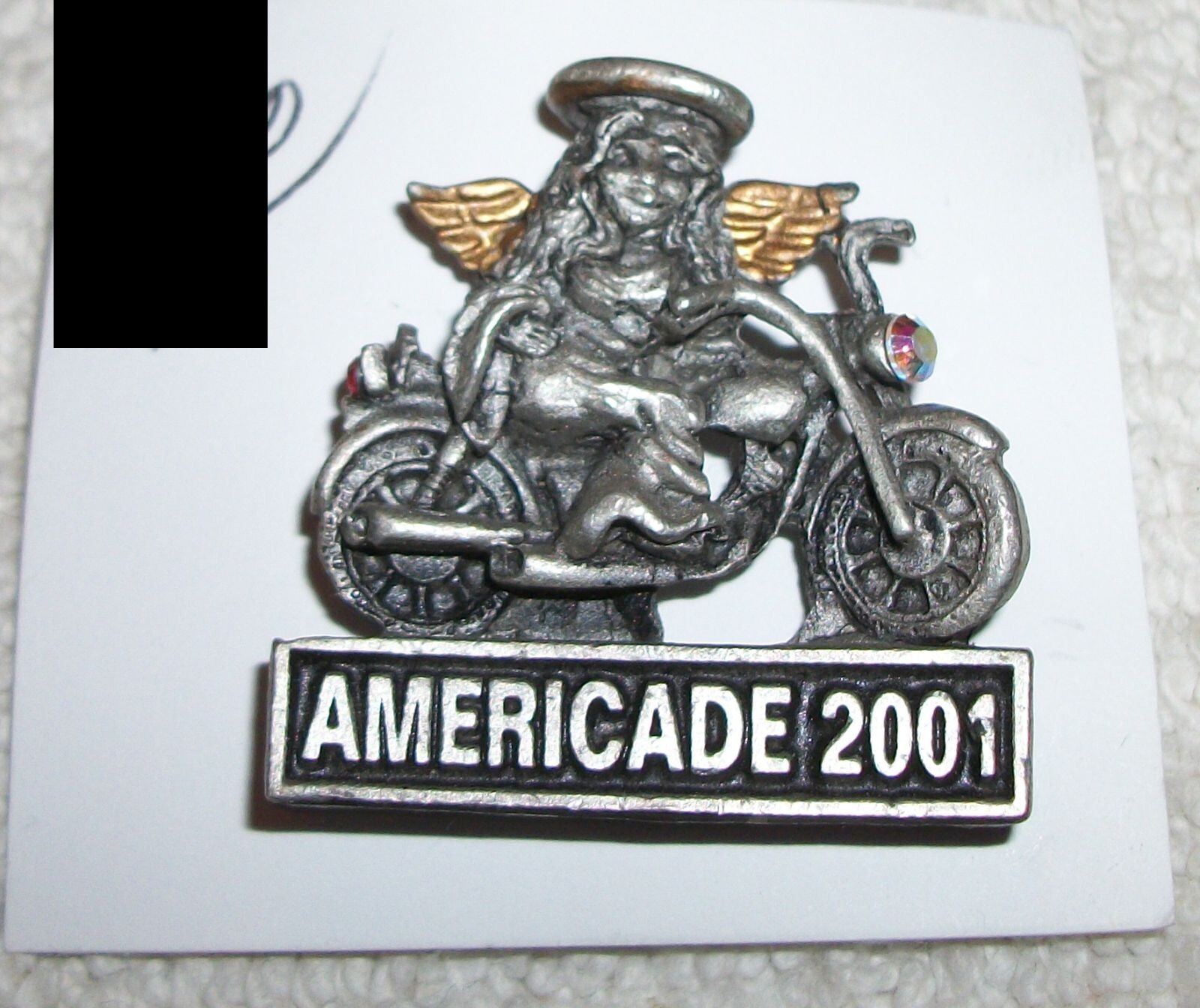 VTG Americade 2001 Motorcycle Rally Guardian Angel Collectible pin | eBay