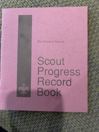 Older Scout Progress Record Book Boy Scouts of America Unused | eBay