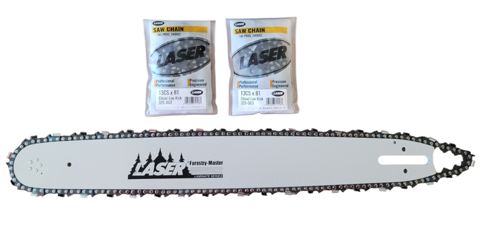 20" Chainsaw Bar and 3 Chains fits Stihl MS290, MS291, MS280 .325x ...