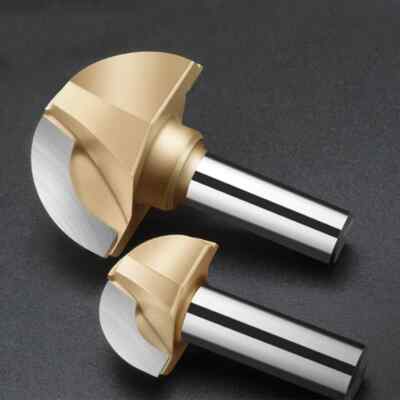 Round bottom cutter Woodworking milling cutter slotting tool Bit End ...