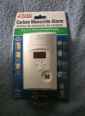 Kidde 900007601 Carbon Monoxide Alarm with Digital Display - White Open ...