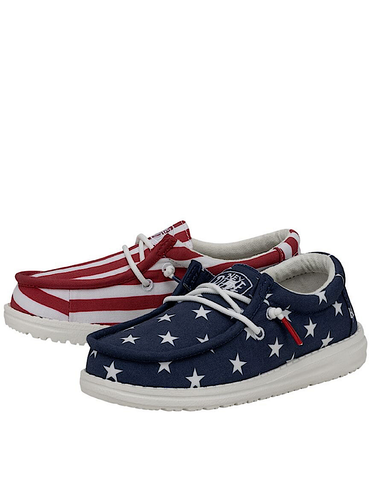 Hey Dude Wally Youth/Kids Patriotic American Flag -224MS | eBay
