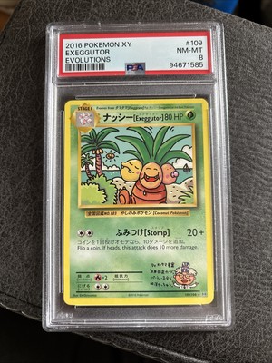 Exeggutor 2016 Pokemon XY Evolutions #109 109/108 Dr. Ooyama PSA 8 NM ...