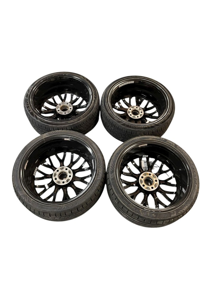 AFTERMARKET DRAG DR-75 19X8.5 19 INCH WHEEL 5X112 PATTERN SET 4 W/ 8-9/ ...