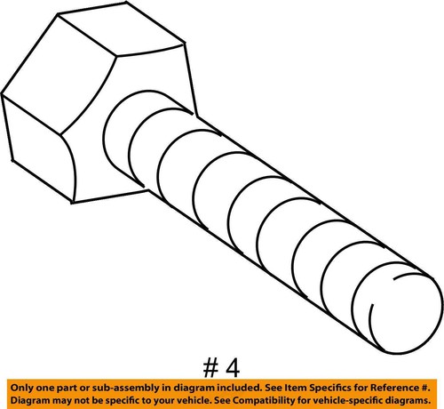 2001-2007 SILVERADO 3500 REAR WHEEL STUD (M14X1.5X105) NEW GM ...