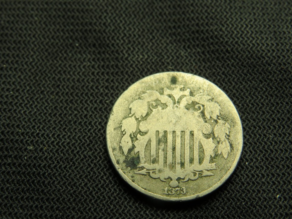 1873 Shield Nickel some pitting US type coin Nickel | eBay