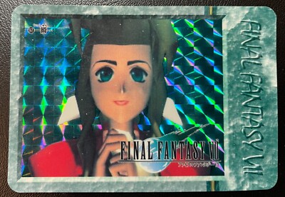 Final Fantasy 7 VII Trading Card Carddass Prizm #97 Aerith Gainsborough ...