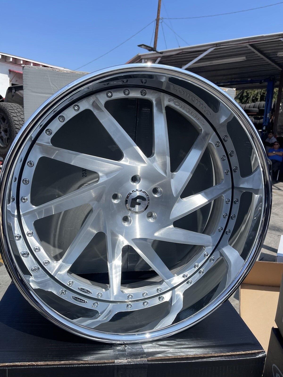 24x9-10 FORGIATO TROPPO OLD SCHOOL CAPRICE CUTLASS IMPALA WHEEL TIRE ...