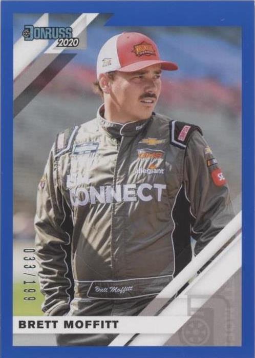 2020 Panini Donruss NASCAR - Brett Moffitt #74 Blue /199 (RC) for sale ...