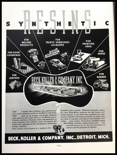 1937 Beck Koller Detroit Michigan Vintage Advertisement Print Art Ad ...